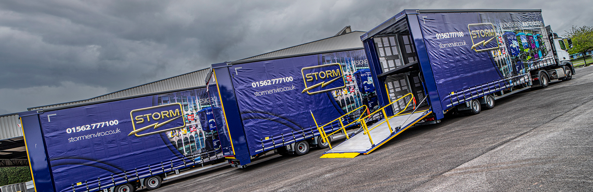 Look Out For The ‘Big Blue Trailers’ - Storm Environmental