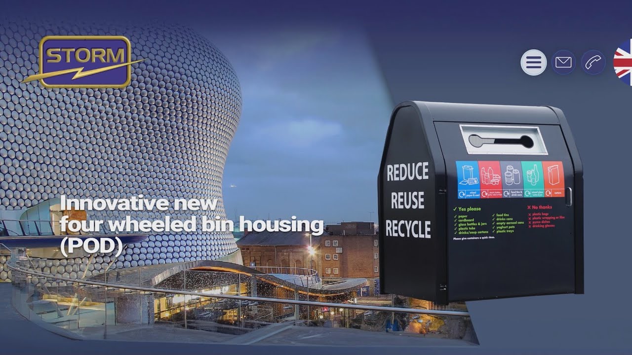 Storm's Four-Wheeled Bin Housing (POD) - Storm Environmental